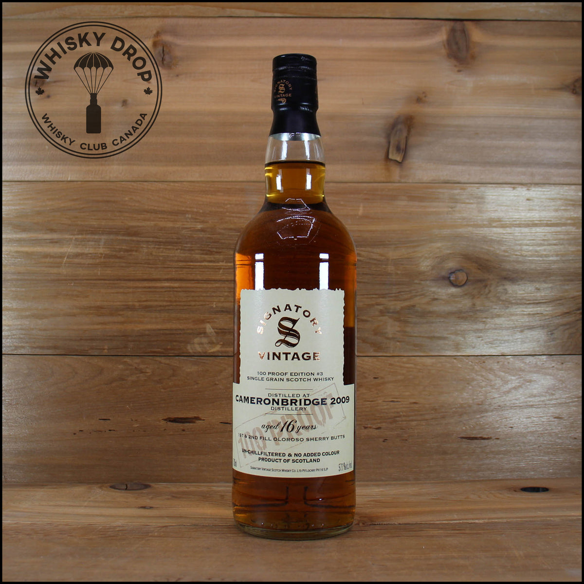 Signatory Vintage Cameronbridge 2009 100 Proof Single Grain – Whisky Drop