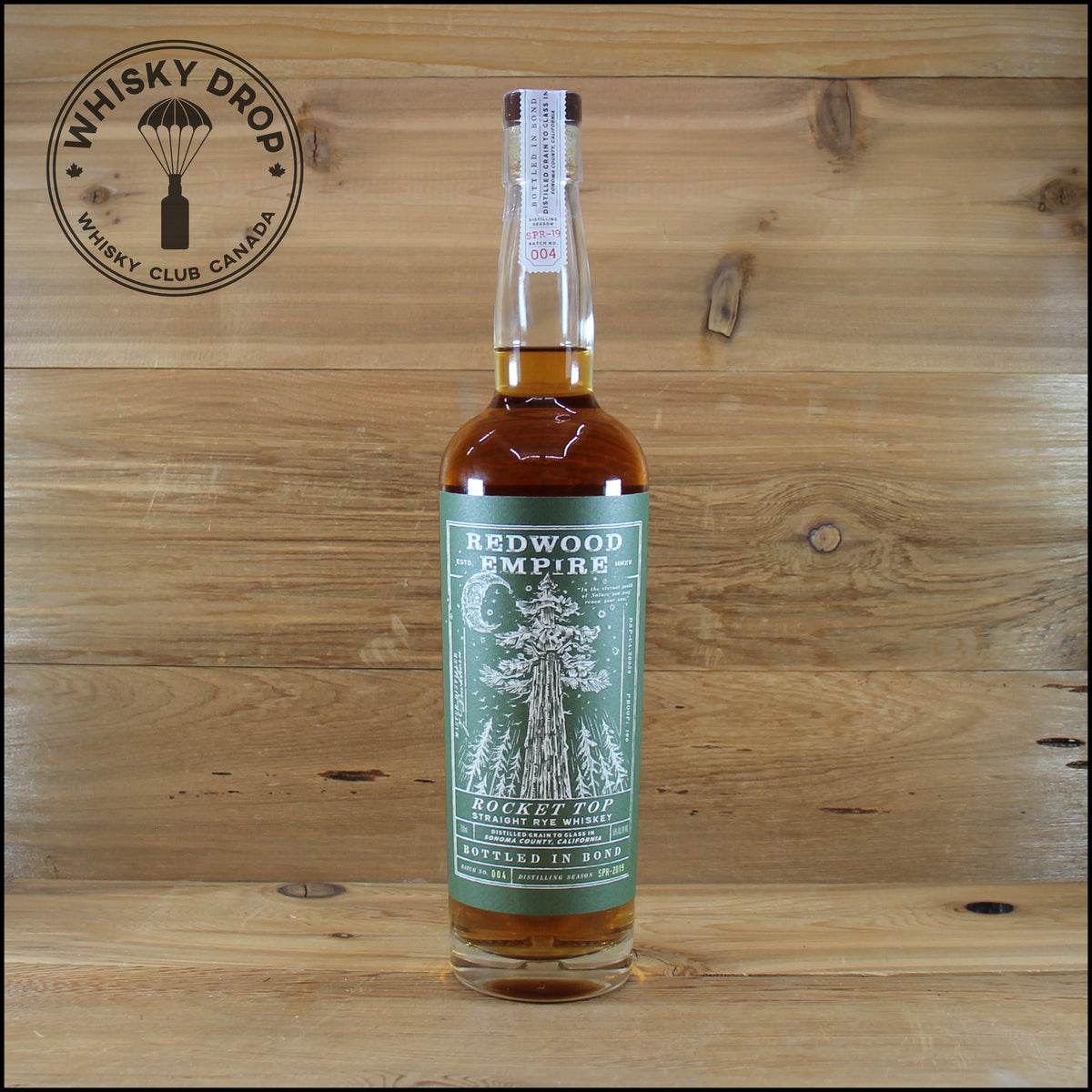 Redwood Empire Rocket Top Rye - Bottled In Bond – Whisky Drop