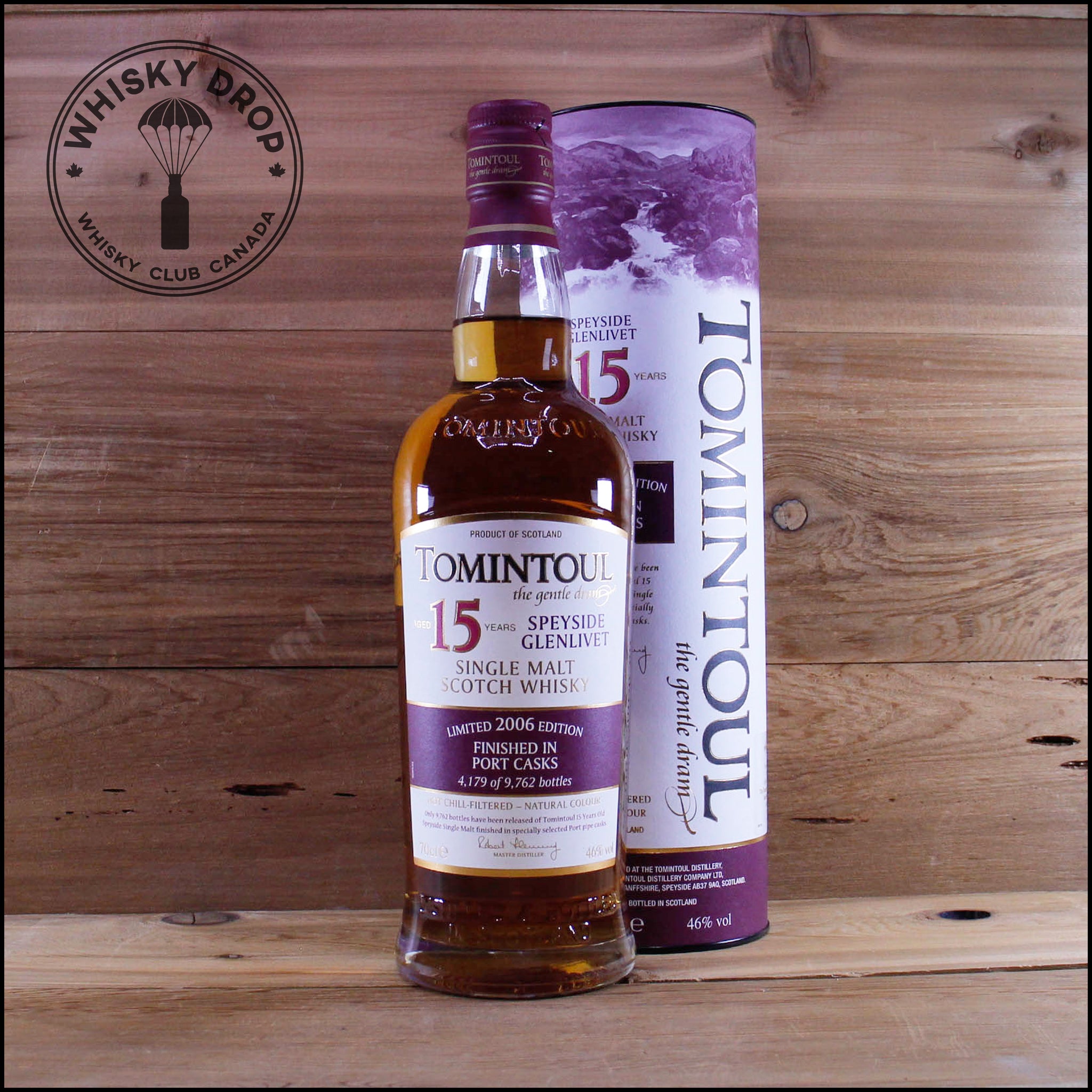 Tomintoul 15 Year Old Port Cask Finished – Whisky Drop
