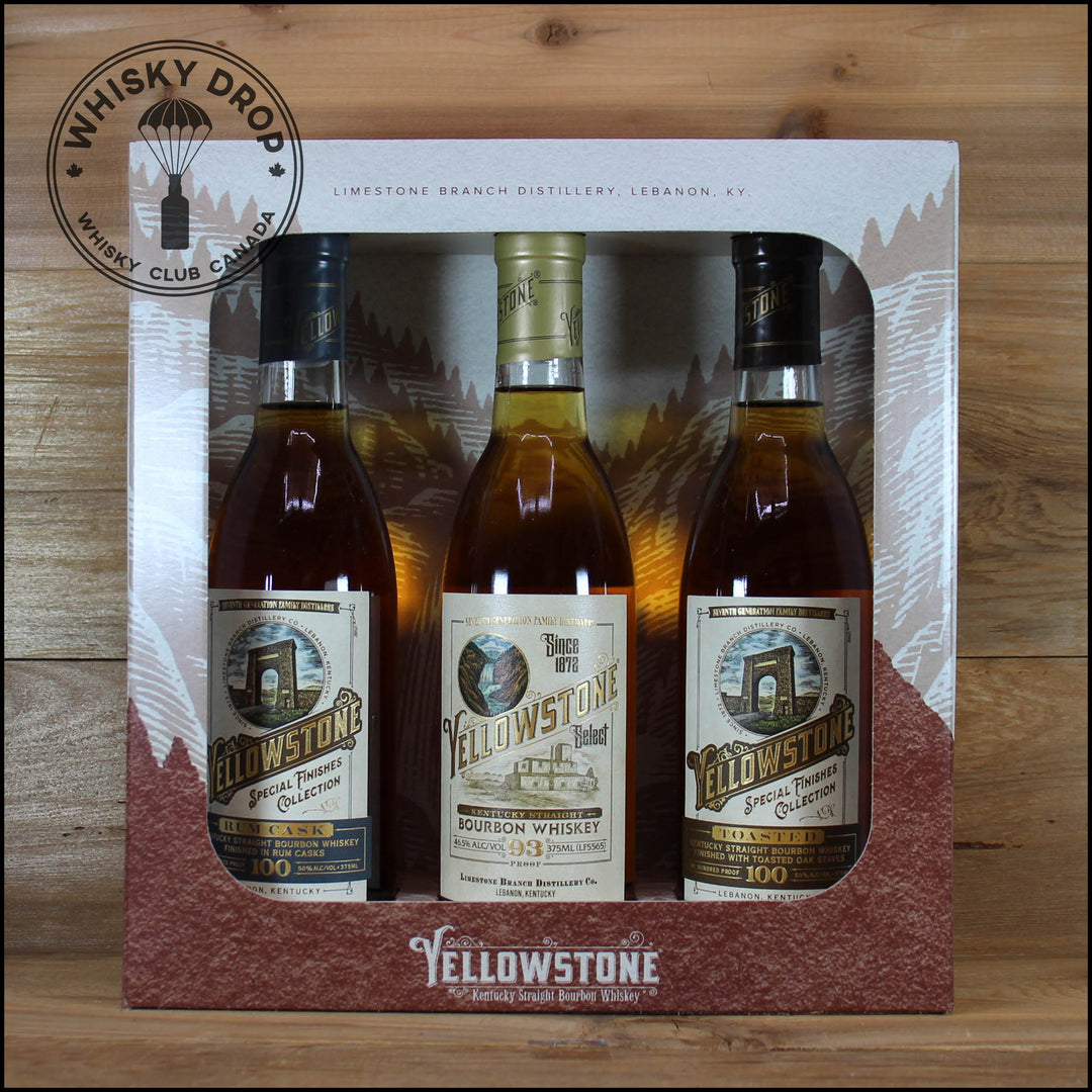 Yellowstone Gift Pack (3 x 375 mL) – Whisky Drop