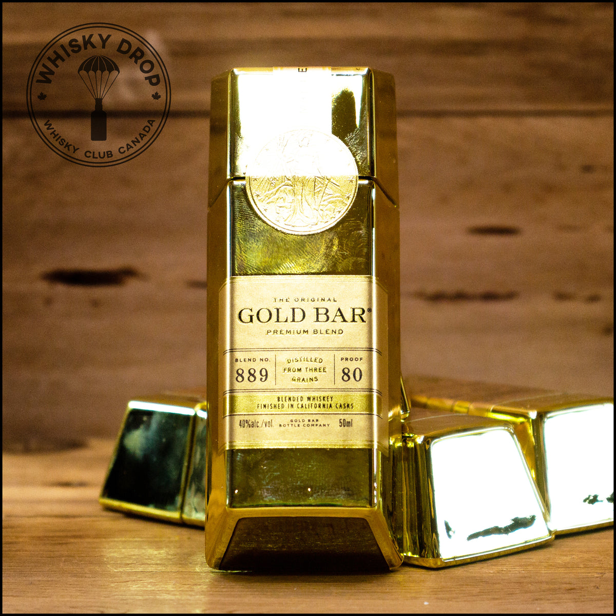 Gold Bar American Whiskey 50ML – Whisky Drop